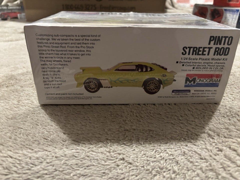 Monogram 1/24 Scale Pinto Street Rod Model Factory Sealed | eBay