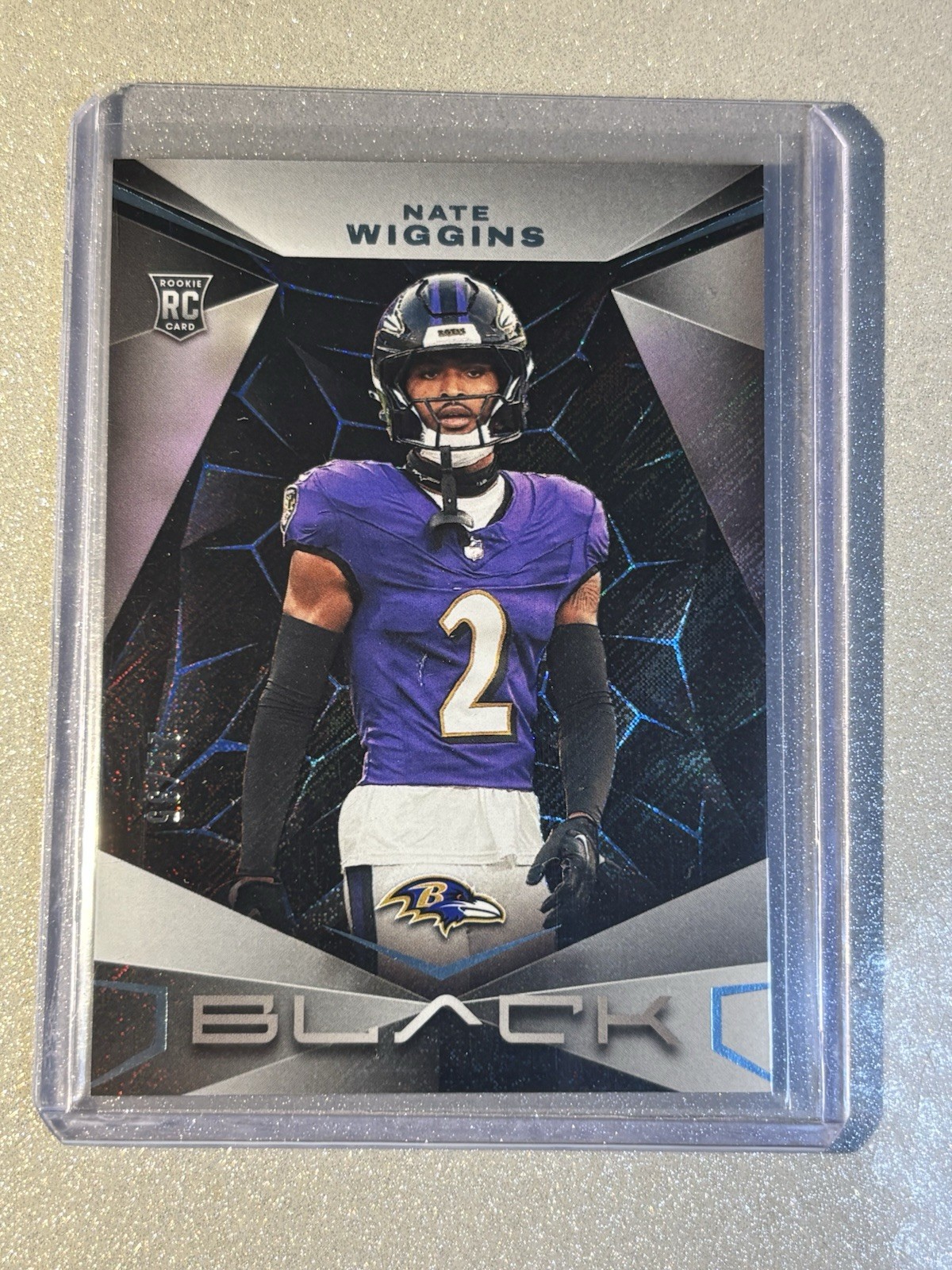 2024 Panini Black - Rookies Nate Wiggins #180 Sapphire /35 (RC) for ...