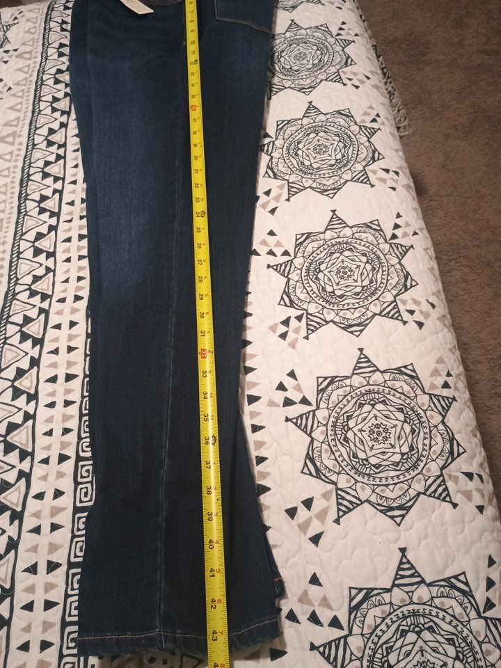 St John's Bay Women's Straight Mid Rise Blue Jeans Size 14 Long Nwt | eBay