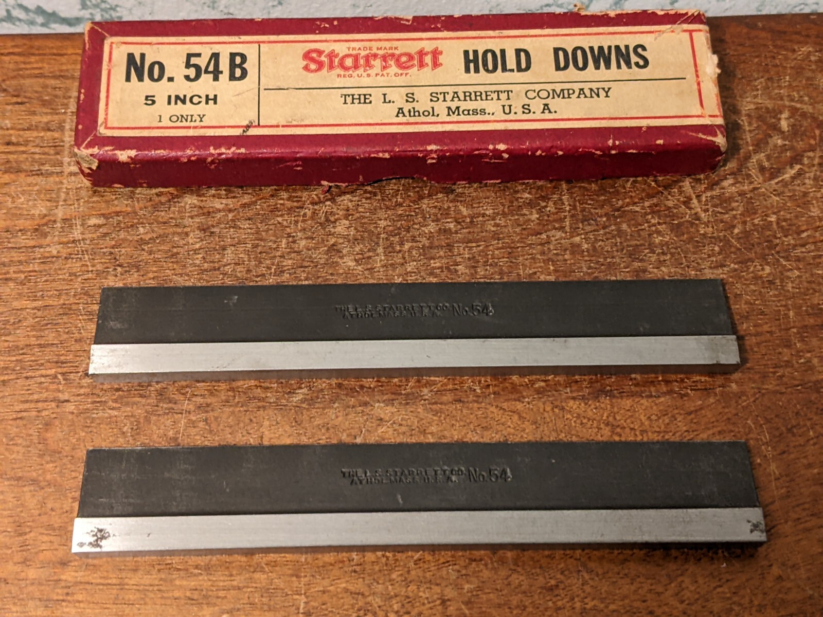 STARRETT 5 INCH Hold Downs w/ BOX NO 54B | eBay