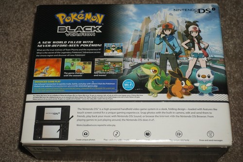 Nintendo DSi Reshiramu & Zekrom Edition Pokemon Bundle Black Handheld ...