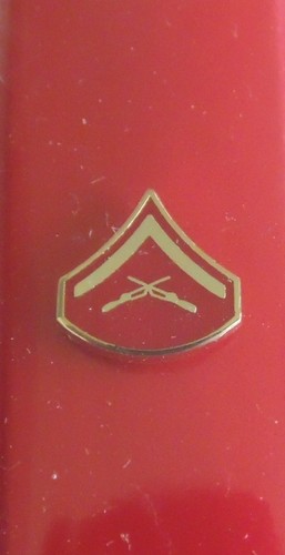 USMC US MARINE CORPS E-3 LANCE CORPORAL NECKTIE TIE TAC LAPEL ...