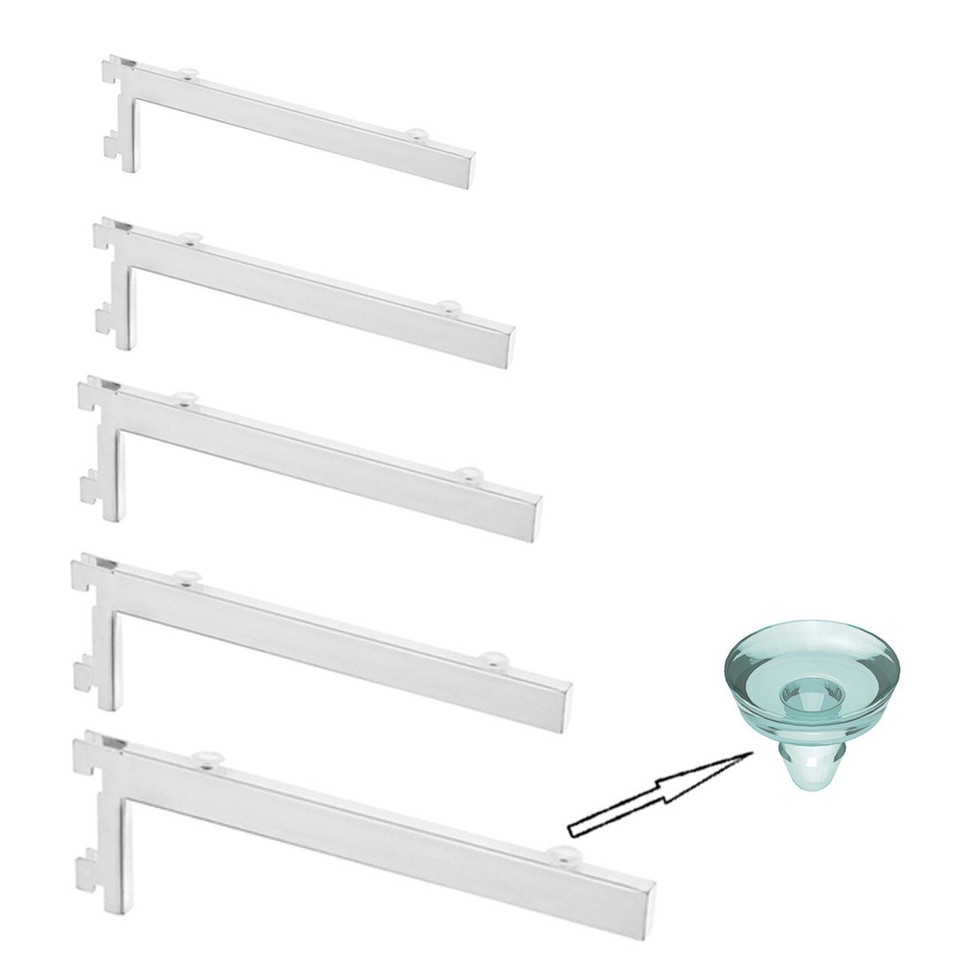 Clear Tempered Glass Shelf Panel Storage Sheet Shelving Display ...