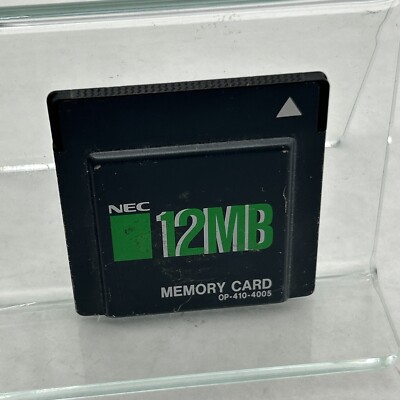 NEC 12MB CREDIT CARD FLASH MEMORY NEC OP-410-4005 VERSA PC Card | eBay