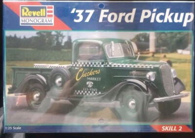 Revell Monogram '37 1937 Ford Pickup factory Sealed 1/25 Model Kit #85 ...