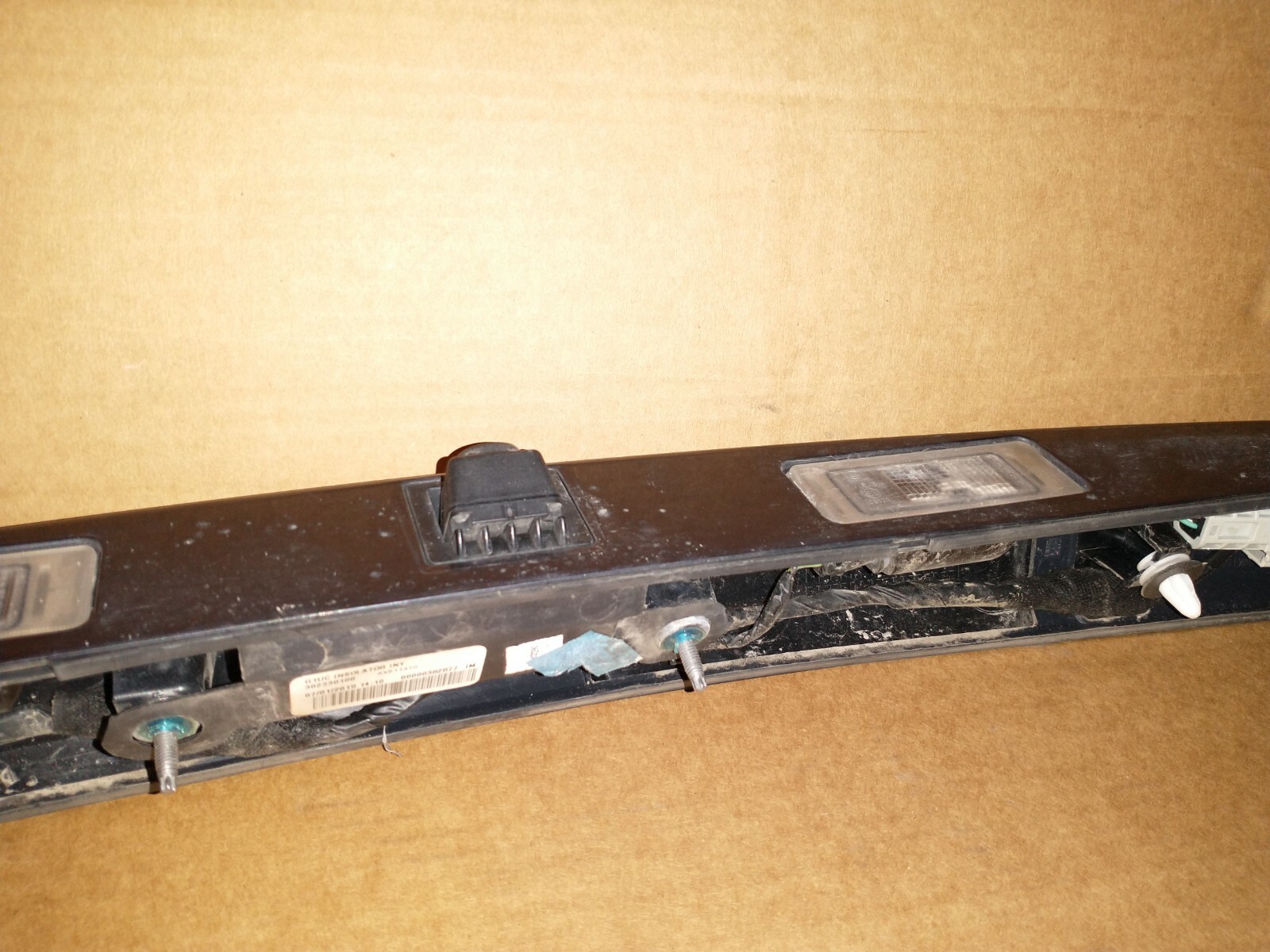 2013-2020 Chevy Trax Trunk Lift Tail Gate Lid Panel Molding BLUE w ...