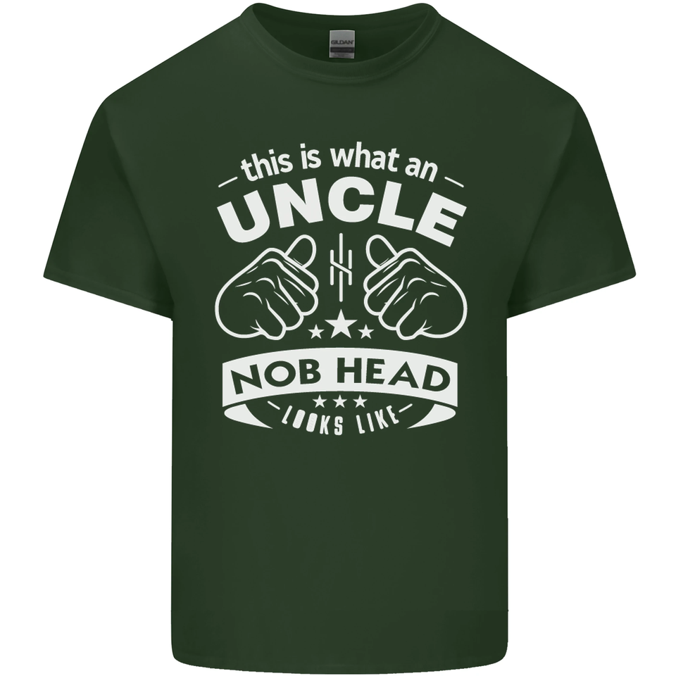 An Uncle Nob Head Looks Like Uncles Day Mens Cotton T-Shirt Tee Top | eBay