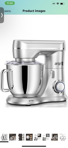 Mini Angel Stand Mixer,10-Speed 5QT Kitchen Electric Mixer,Tilt-Head ...