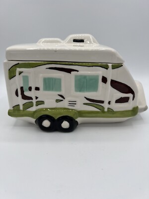 Travel Trailer Cookie Jar Wilcor Camper RV Gift Motorhome 8” | eBay