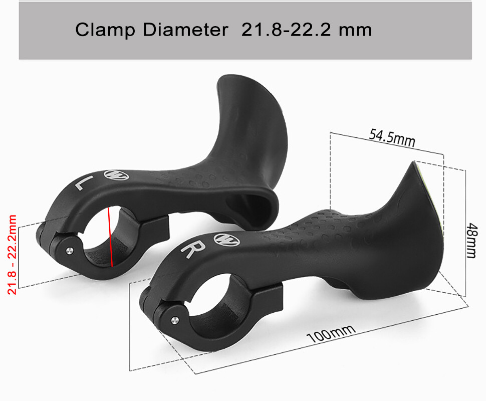 Ergonomic Design Mtb Bicycle Inner Bar ends MTB Mountain Bike Handlebar ...