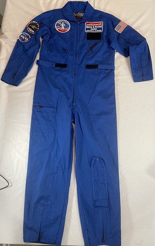New NASA US Space Camp Blue Uniform Flight Suit Coveralls Huntsville AL ...