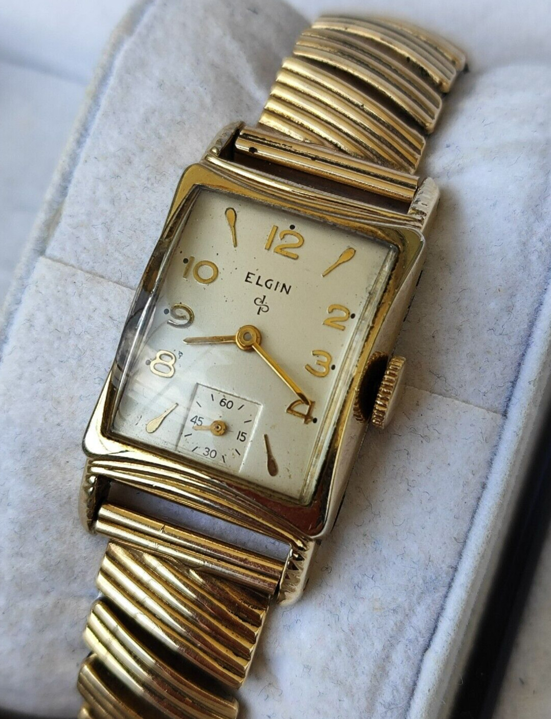 Elgin art deco w original box and papers - Gem