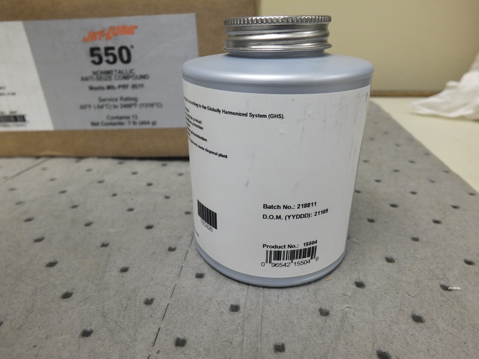 JET LUBE 550 NON METALLIC ANTI SEIZE COMPOUND 1LB - 550- NEW | eBay