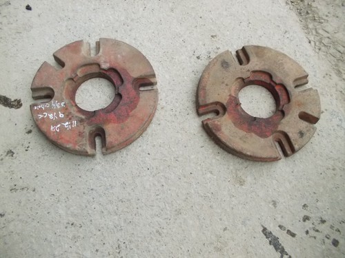 Universal wheel weights for a garden tractor or front hub pair set | eBay