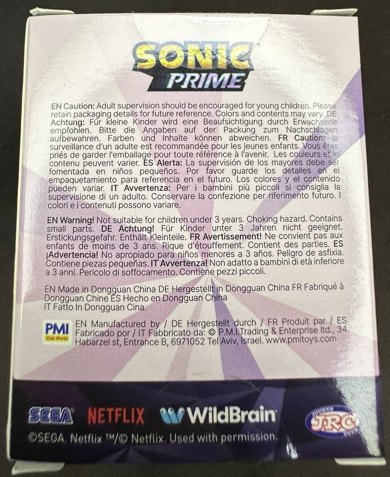 Sonic Prime Netflix Collectible Figures In Mystery Blind Box | eBay
