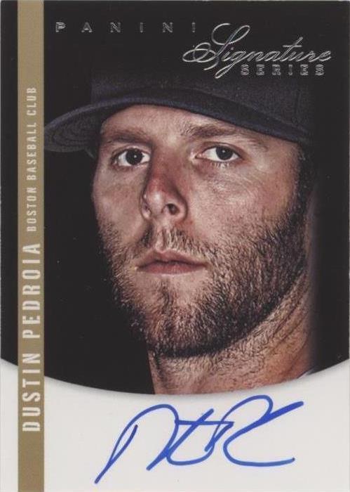 2012 Panini Signature Series - Signatures Dustin Pedroia #25 /49 (AU ...