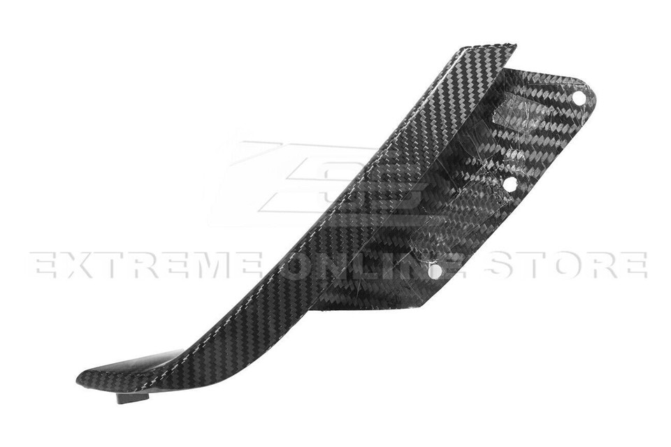 Side Brake Scoop Vent CARBON FIBER Covers For 14-19 Corvette C7 Z06 ...