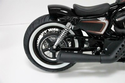 CAFE RACER DRAG SHORT/BOBBED REAR FENDER FOR 04+ HARLEY DAVIDSON ...