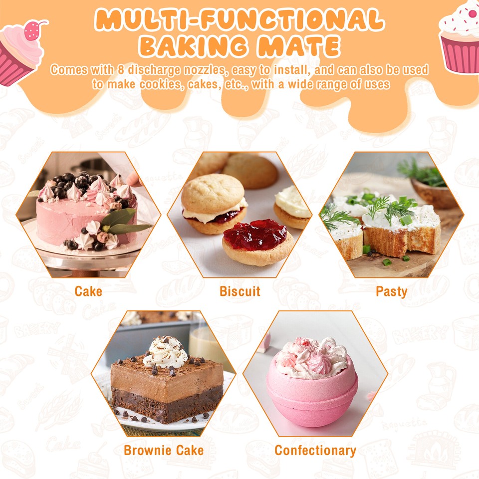 Churro Maker Machine Stainless Steel Churro Gun Kit Multifunctional ...