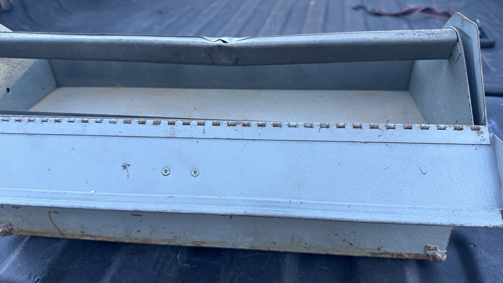 Vintage CRAFTSMAN Mechanics Hip Roof Tool Box Tombstone Coffin With ...