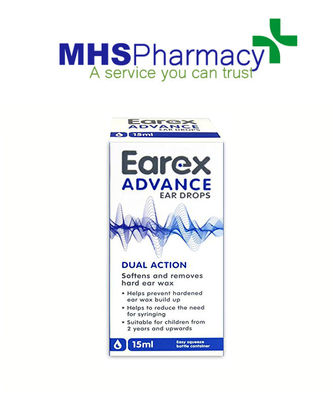 Earex Advance Ear Wax Removal Drops With Dual Action 12ml 783318709185 ...