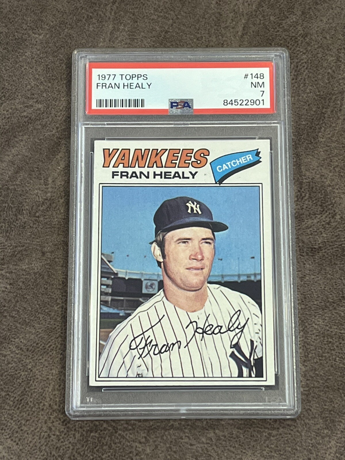 1977 Topps Fran Healy #148 PSA 7 NM New York Yankees | eBay