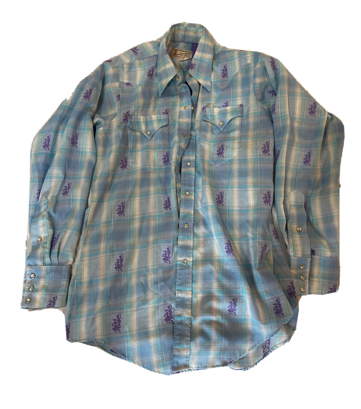 Vintage Rockmount Ranch Wear Western Shirt Men's Pear… - Gem