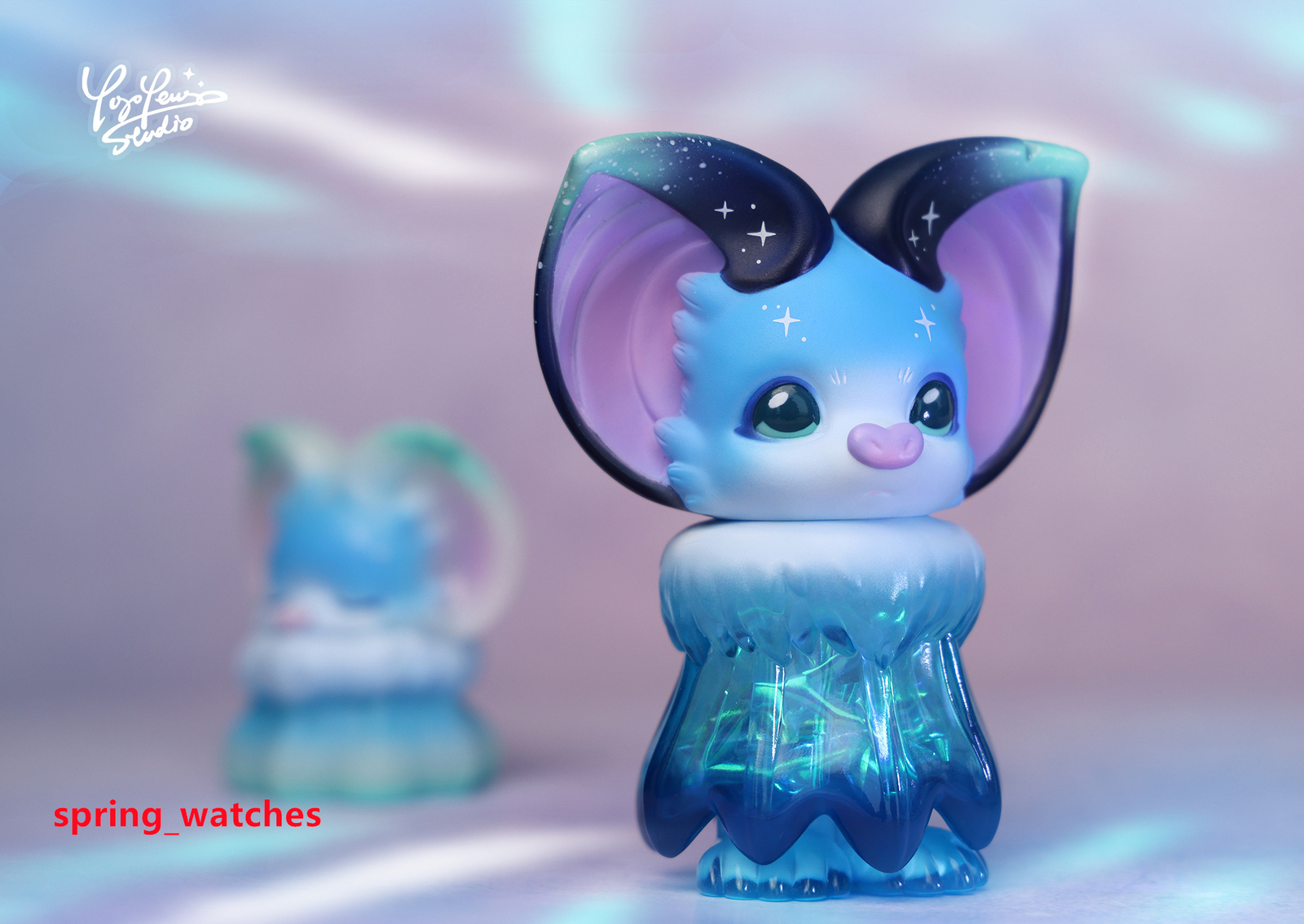 Yoyo Yeung Studio Yoki Baby &Yoki Aurora Star Ver Sofubi H9.5cm/5.5cm ...