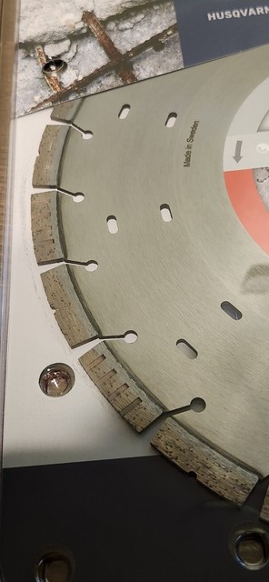 Husqvarna 534973120 Vari-Cut S45 14-inch Segmented Diamond Blade for ...