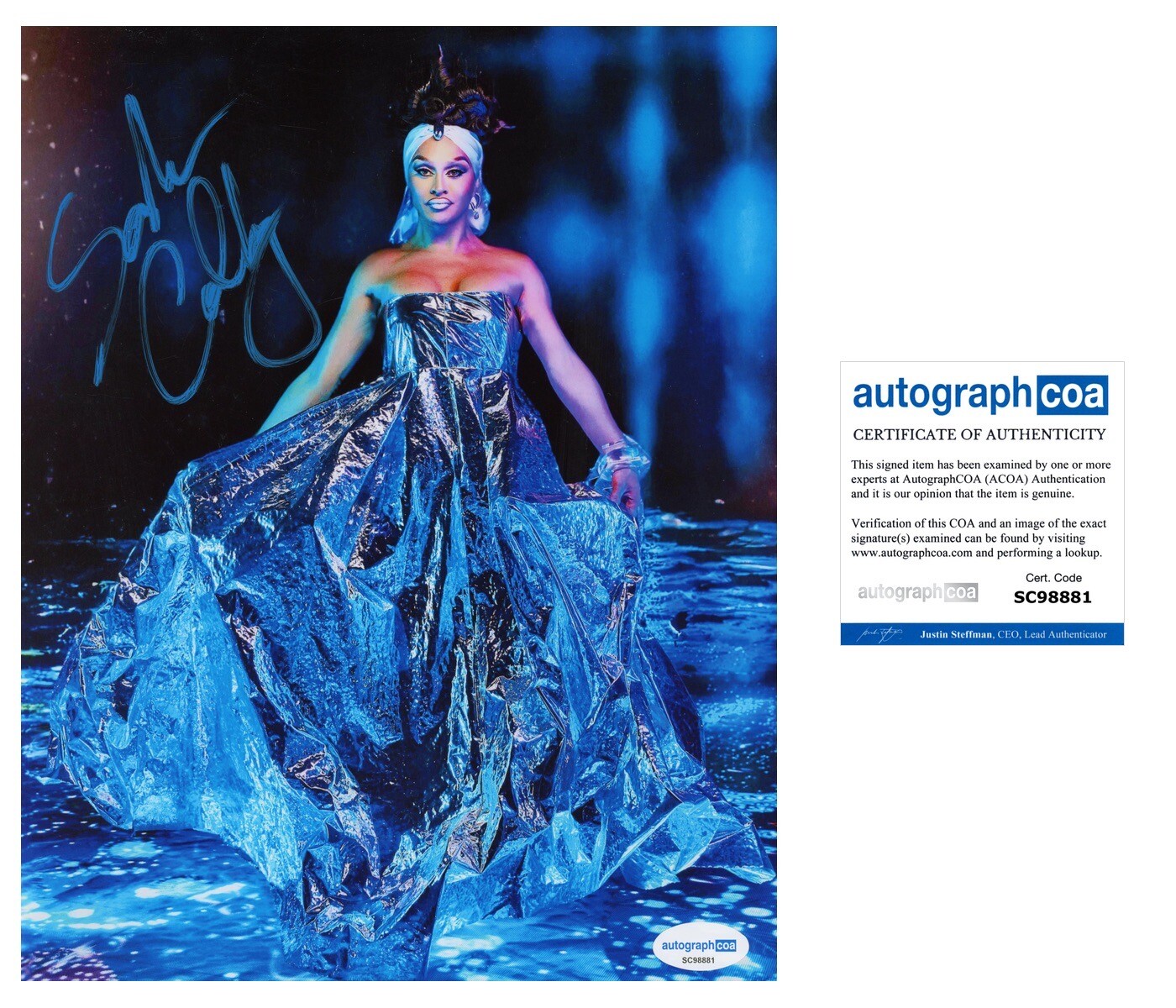 SASHA COLBY SIGNED RUPAUL’S DRAG RACE WINNER 8x10 PHOTO - ACOA COA | eBay