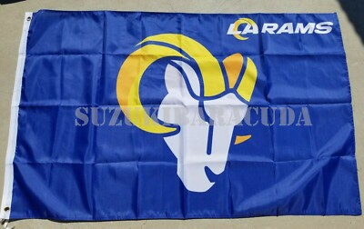 Los Angeles Rams flag 2020 3ft x 5ft, New LA Logo flag banner | eBay