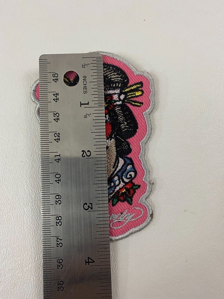 Deadstock Ed Hardy Gaisia Logo Iron On Patch Appliqué Embroidered ...