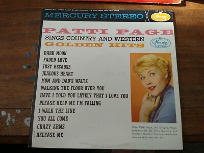 Patti Page - Sings Country and Western Golden Hits (1961) Vinyl LP | eBay