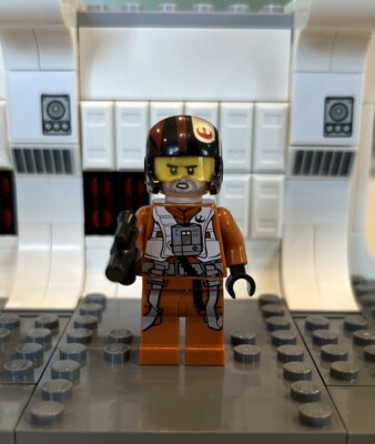 Lego Poe Dameron Minifigure Star Wars 75102 sw0658 CMF Lot Rare Retired ...