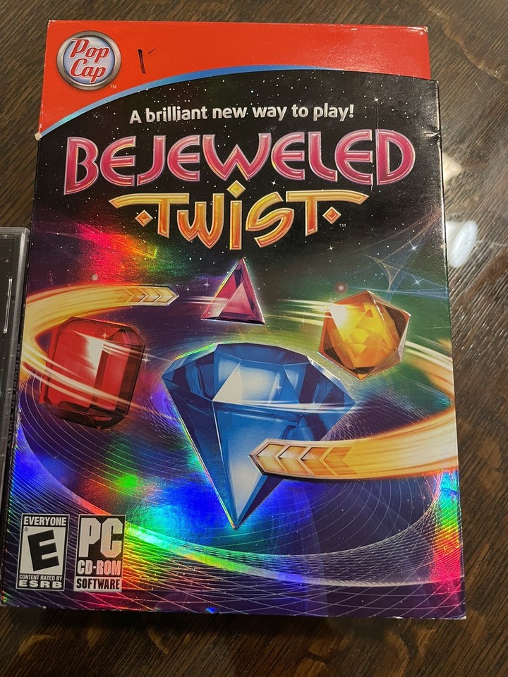 Bejeweled Twist Computer PC CD ROM By Pop Cap Games EUC 2008 Excellent Condition | eBay