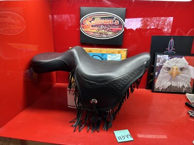 Harley Springer Softail Seat Heritage Flsts Fringe Stock Original ...
