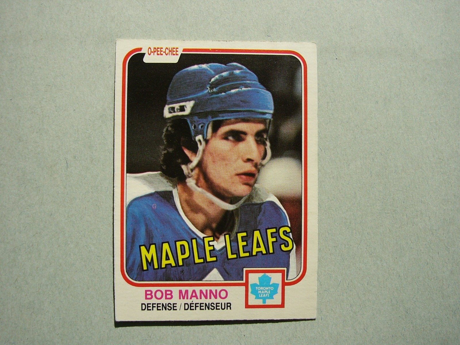 1981/82 O-PEE-CHEE NHL HOCKEY CARD #396 BOB MANNO EX/NM NM SHARP!! 81/ ...