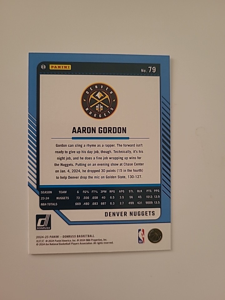 2024-25 Panini Donruss - Aaron Gordon #79 | eBay