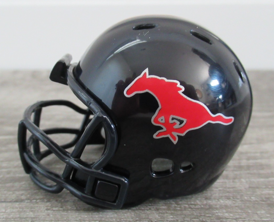 SMU Mustangs Riddell Pocket Pro Football Helmet Revolution Southern ...