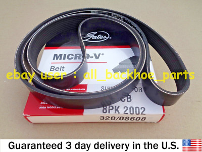 JCB BACKHOE - GENUINE GATES BELT DRIVE 8PK L = 2002 (PART NO. 320/08608 ...
