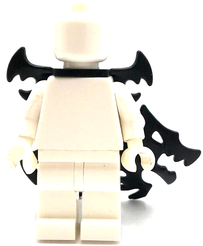 Lego New Black Minifigure Cape Tattered Dragon Heads Part | eBay