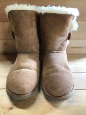 UGG Australia Women's Bailey Button II Chestnut Ankle Suede Boots 5803 Sz: 8 | eBay