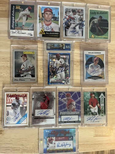 St.Louis Cardinals Auto Baseball Card Lot! Arenado/Gibson ETC.. | eBay
