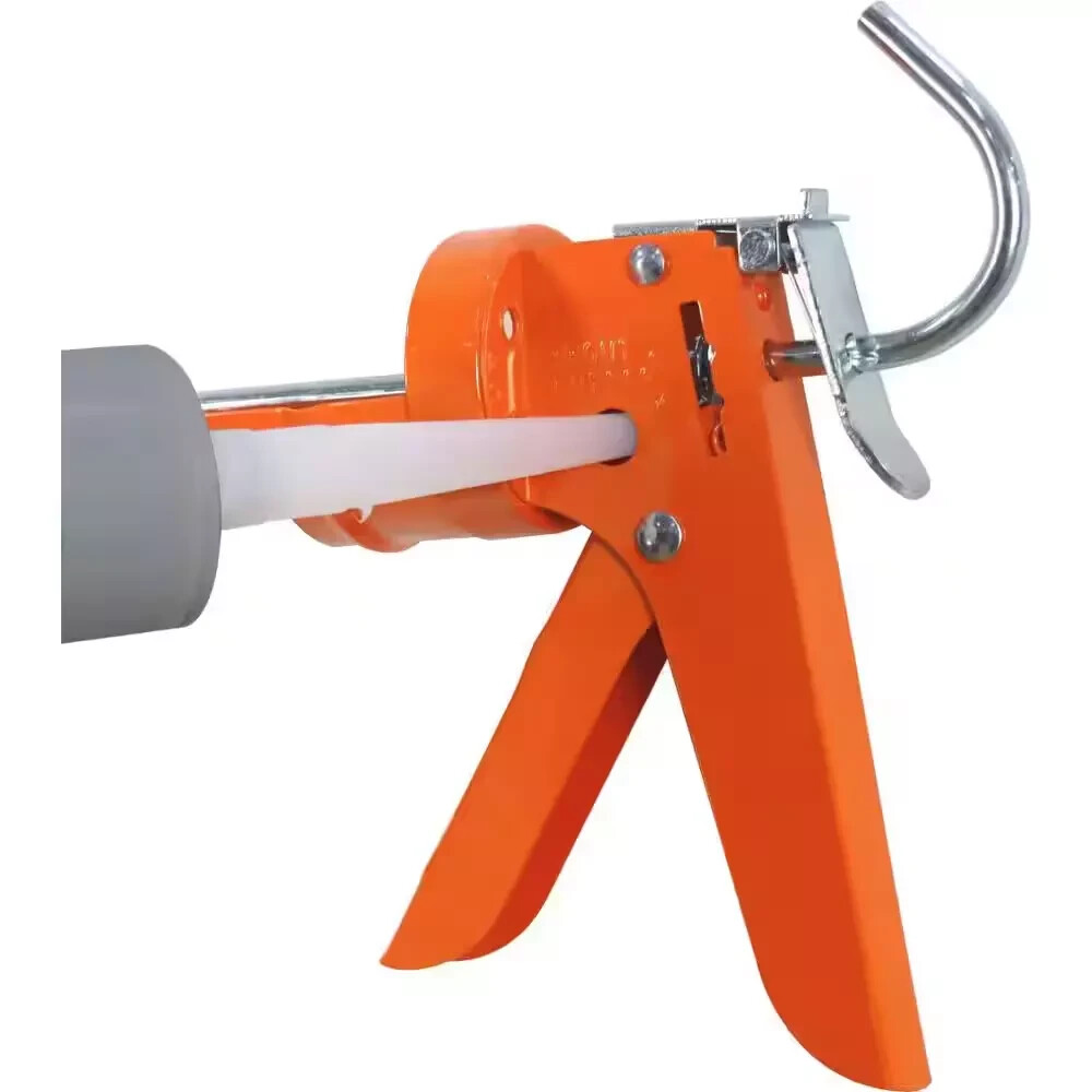 Dripless Smooth Rod Acrylic and Silicone Caulk Gun 10 oz Built-in Spout ...