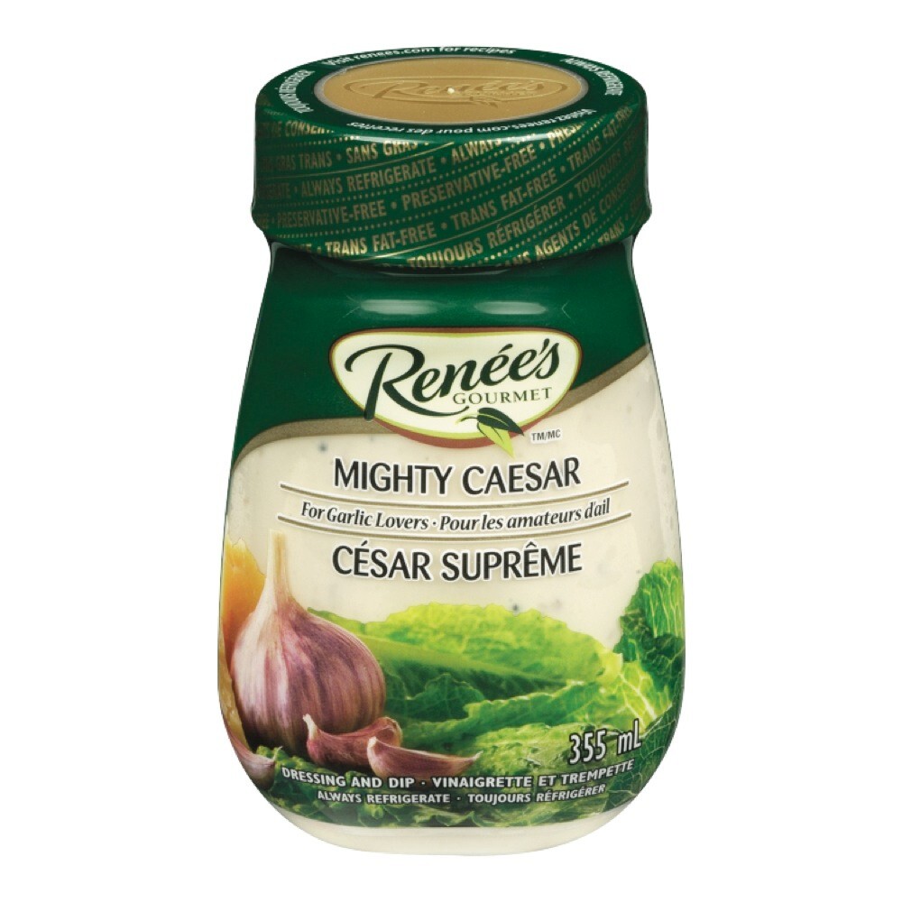 2 Jars of Renee’s Mighty Caesar Salad Dressing & Dip 355ml Each | eBay