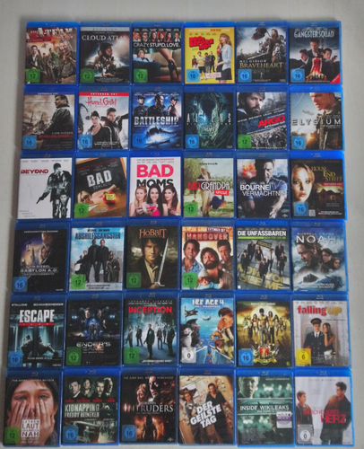36 x Blu Ray - Sammlung bis FSK 16 Action Horror Komödie usw. lesen ...