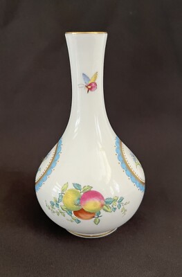 Vintage Spode Trapnell Center Medallion Bud Vase Floral | eBay