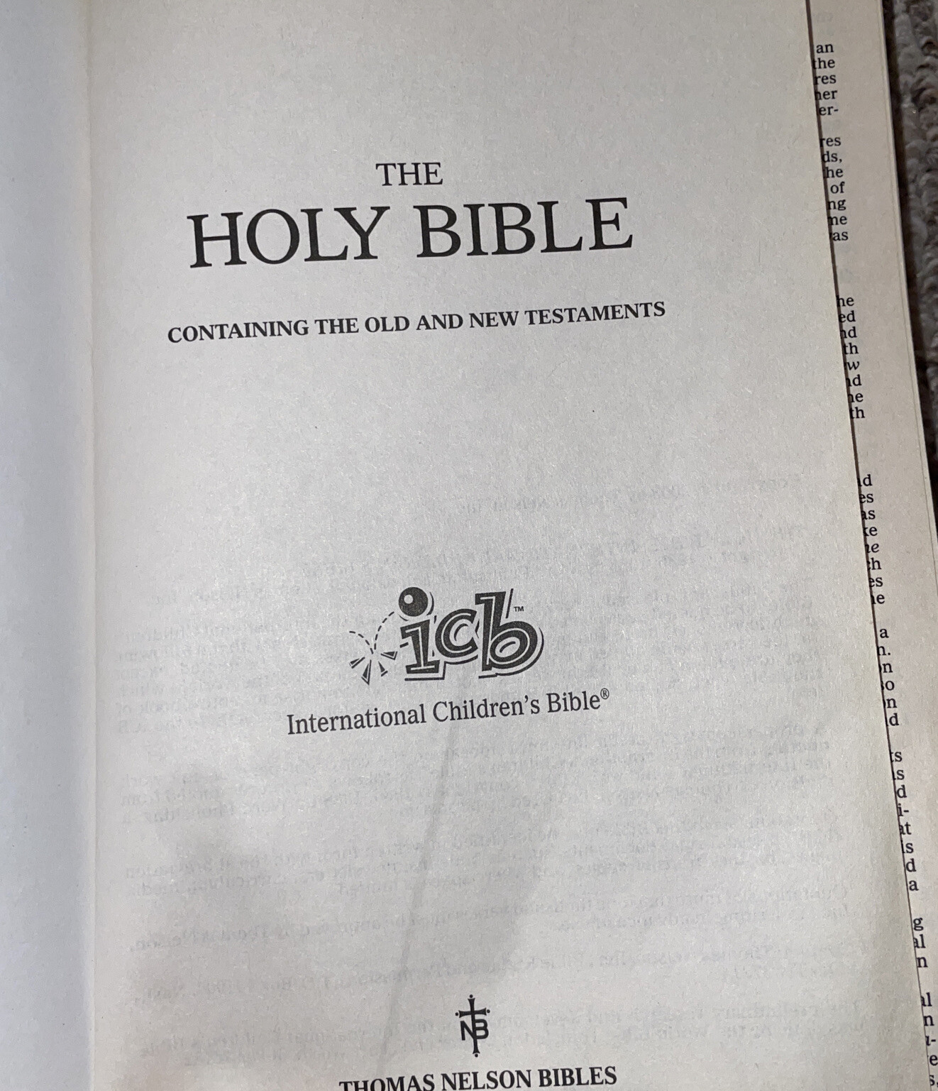 ICB Holy Bible, Leathersoft, Purple: International Children's Bible ...