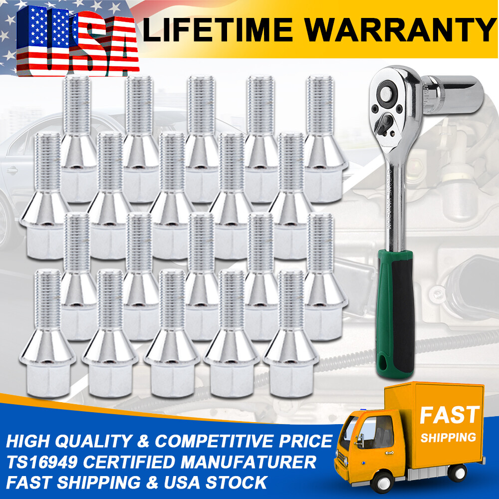 20Pcs Wheel Lug Bolt 6511051AA for Jeep Cherokee Compass Chrysler 200 ...