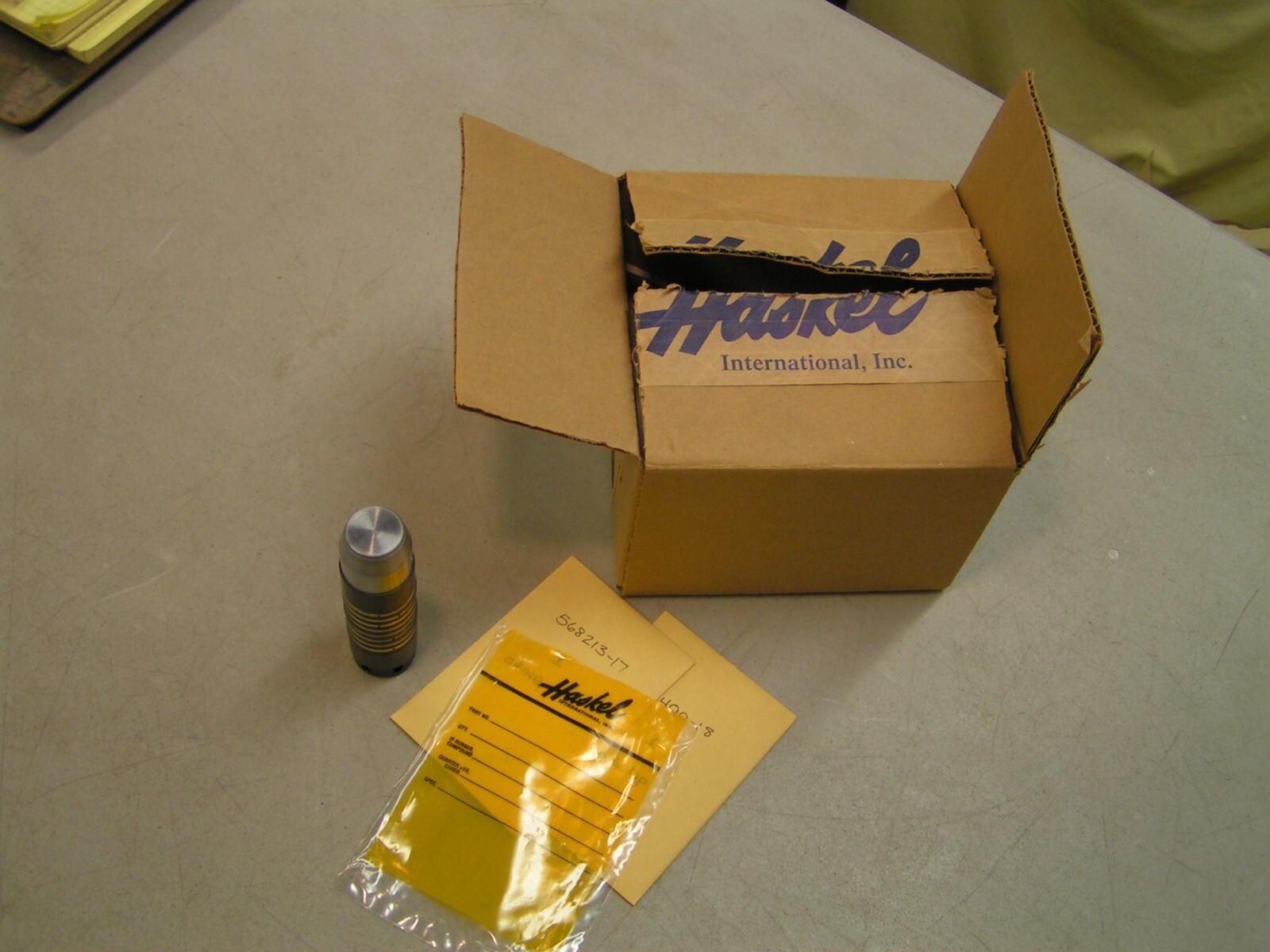 HASKEL PARTS, NEW PISTON, SEALS, PUMP MODEL UNKNOWEN, NEW OLD STOCK, HI ...